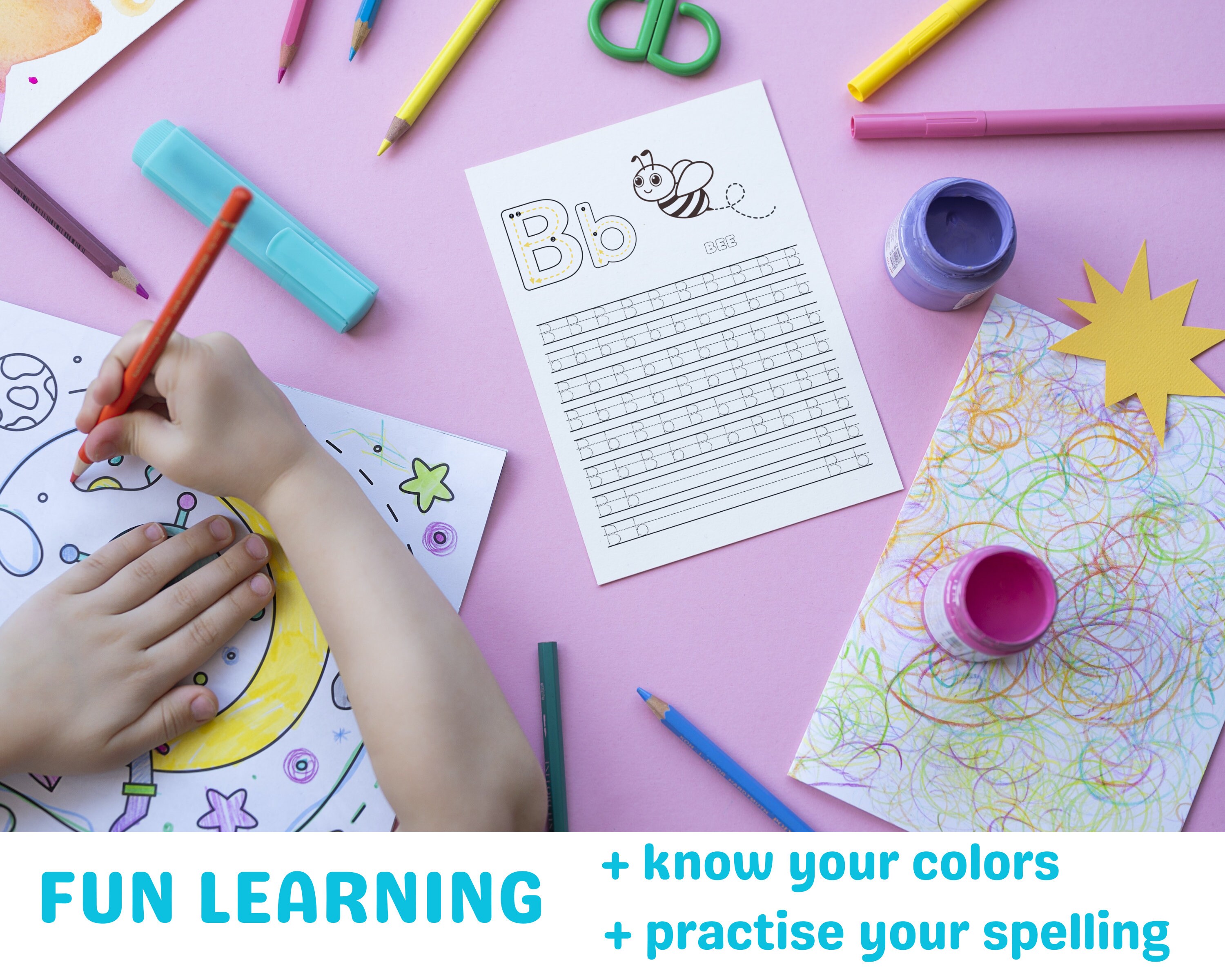 ABC Alphabet Tracing Worksheets Homeschool Preschool - Etsy