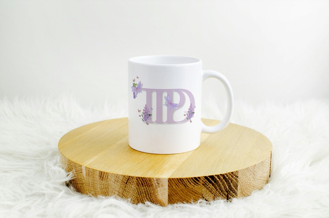 TTPD Purple Floral the Tortured Poet Department Mug Gift Merch Cup Eras ...
