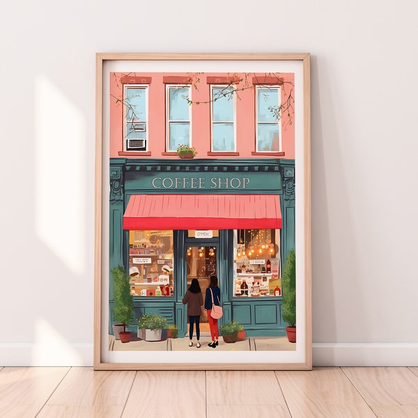 Coffee Shop Art - Etsy