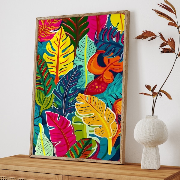 Tropical Print - Etsy