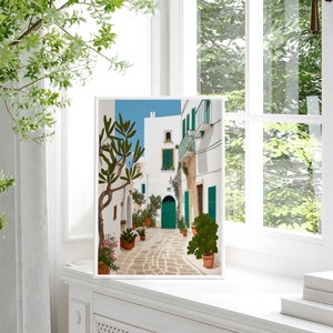 Puglia Illustration Poster, Puglia Print, Puglia Digital Art, Italy ...