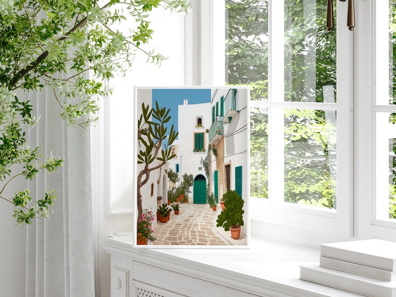 Puglia Illustration Poster Puglia Print Puglia Digital Art - Etsy