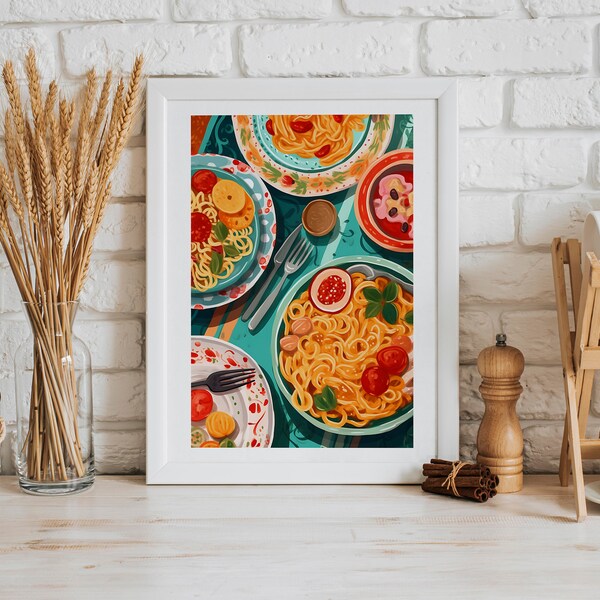 Pasta Poster - Etsy