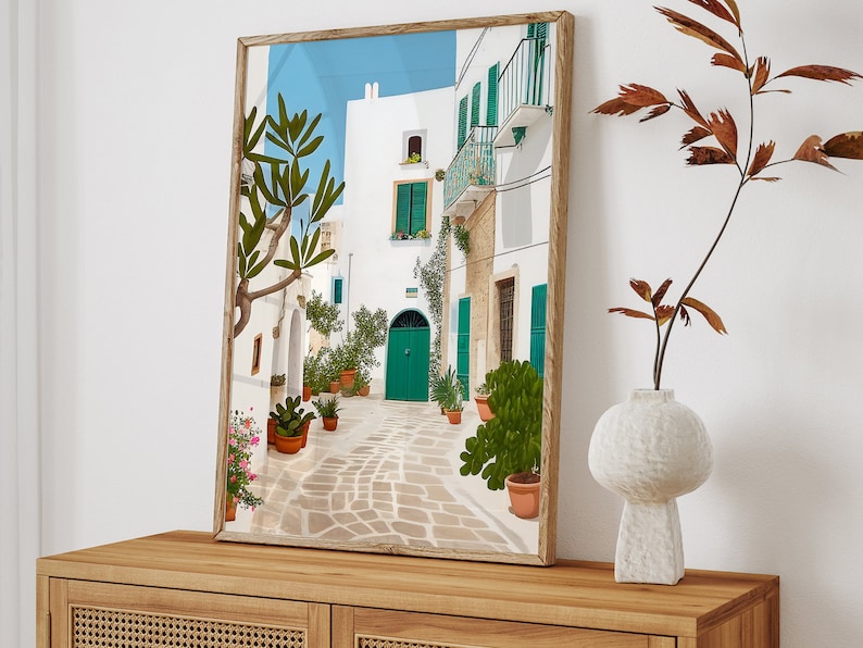 Puglia Illustration Poster Puglia Print Puglia Digital Art - Etsy