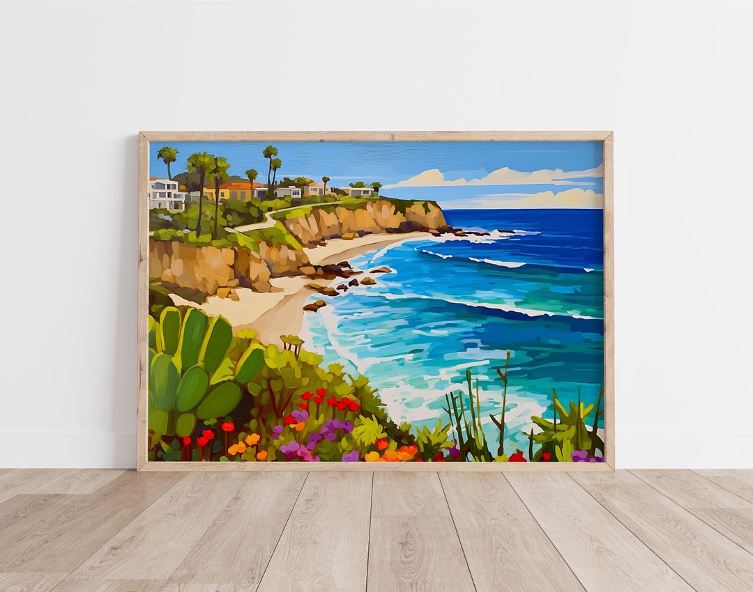 Laguna Beach California Travel Print, Laguna Beach Poster Print, Laguna ...