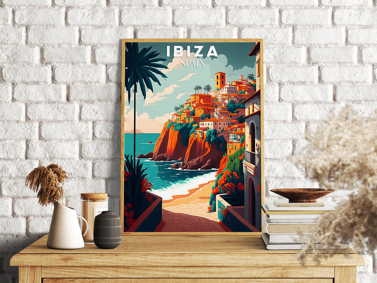 Ibiza Travel Printspain Posterdigital Download Postertravel - Etsy