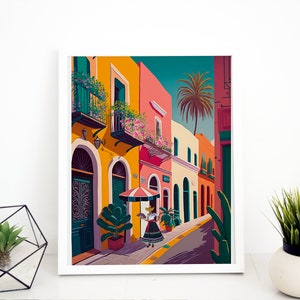 Mexico Print,wall Art, Digital Print,mexico Poster,mexico Landscape ...