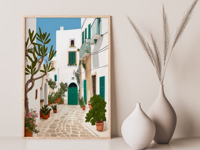 Puglia Illustration Poster Puglia Print Puglia Digital Art - Etsy