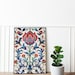 Ottoman Floral Wall Art, Traditional Turkish Floral Art, Digital ...