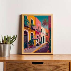 Mexico Print,wall Art, Digital Print,mexico Poster,mexico Landscape ...