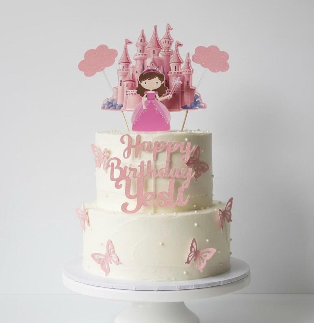 Princess & Castle HBD Decoration - Etsy