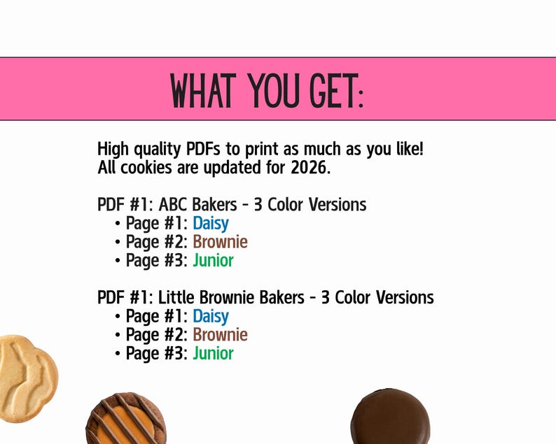 2026 Girl Scout Cookie Booth Supplies, Girl Scout Cookie Season, Girl ...