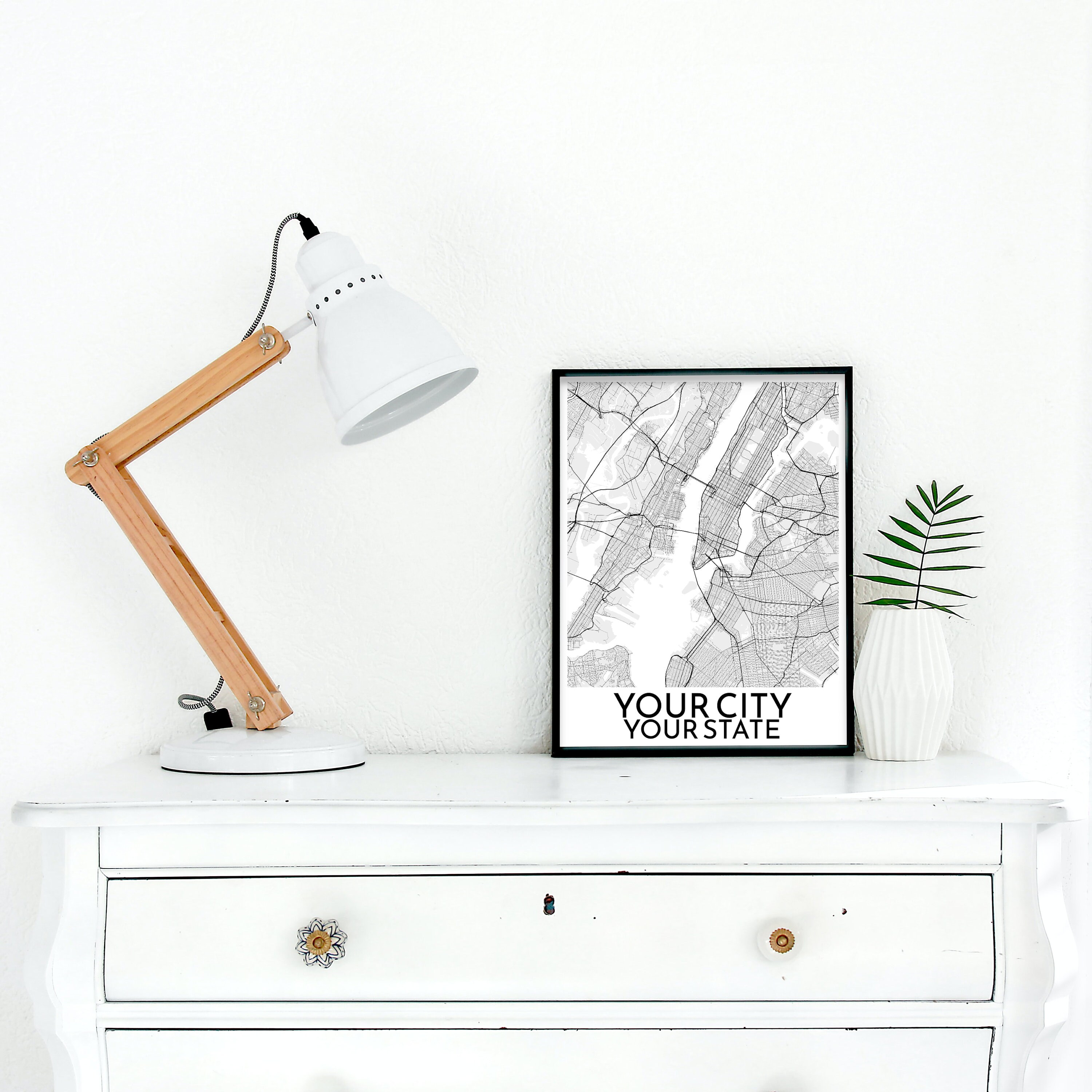 Custom Map, Custom Map Poster, Custom Locations, Personalized Map ...