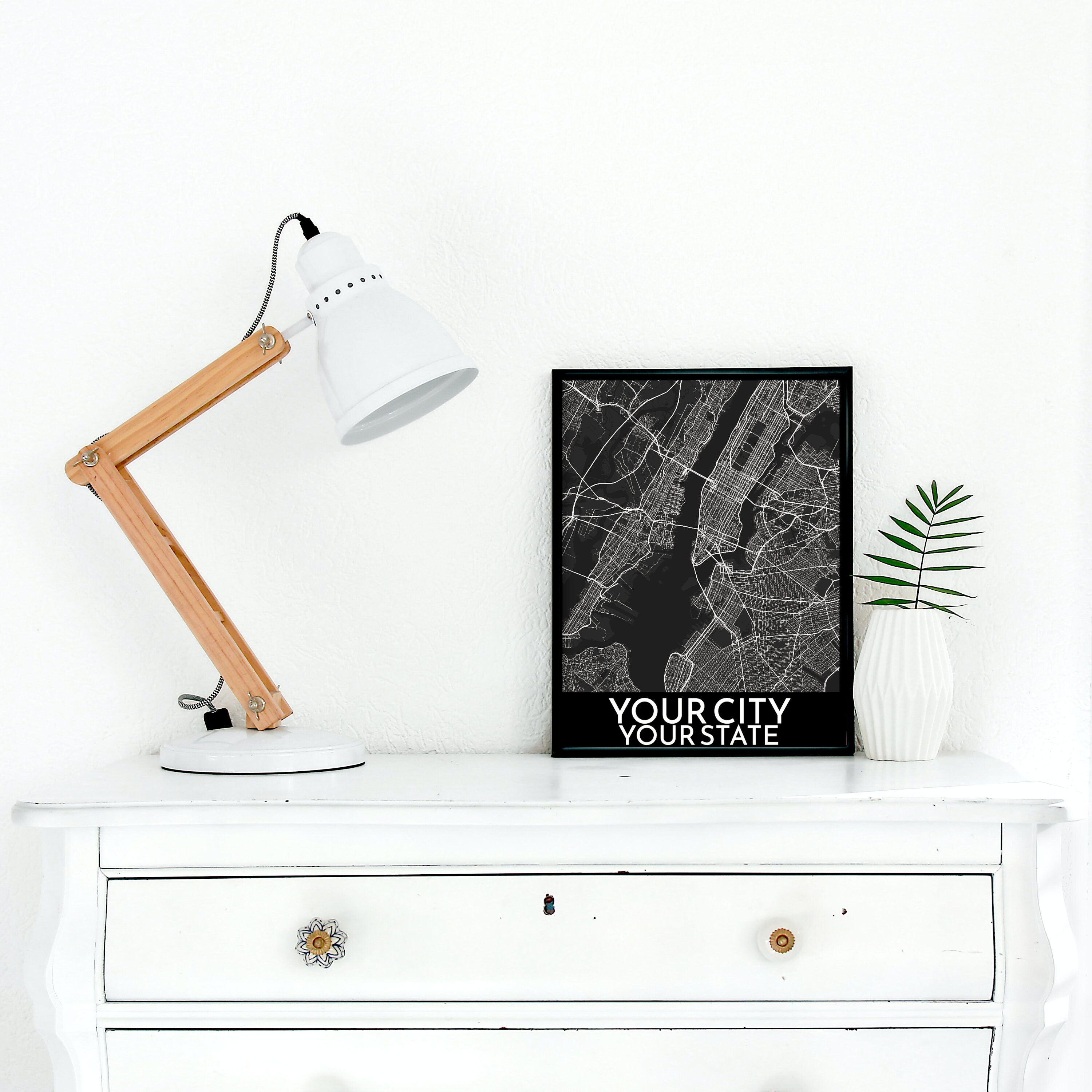 Custom Map, Custom Map Poster, Custom Locations, Personalized Map ...