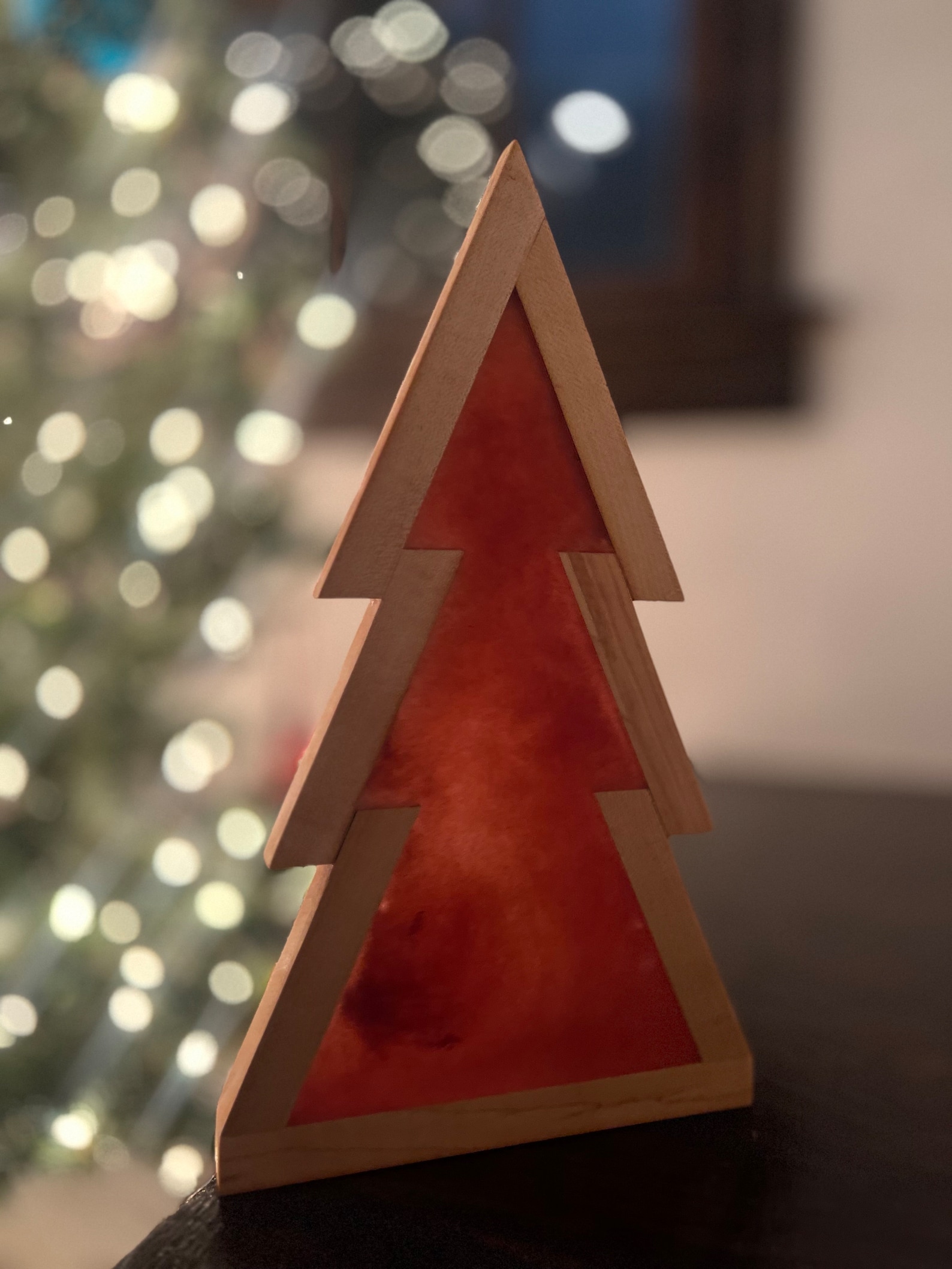 Red Epoxy Christmas Tree - Etsy