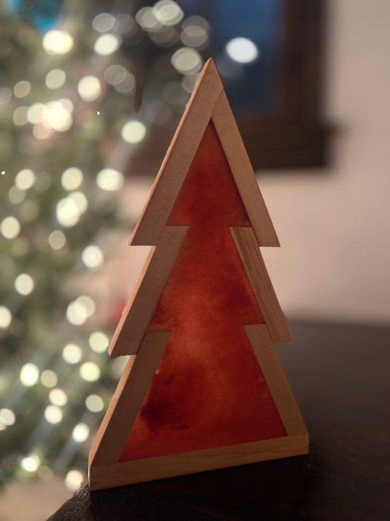 Red Epoxy Christmas Tree - Etsy