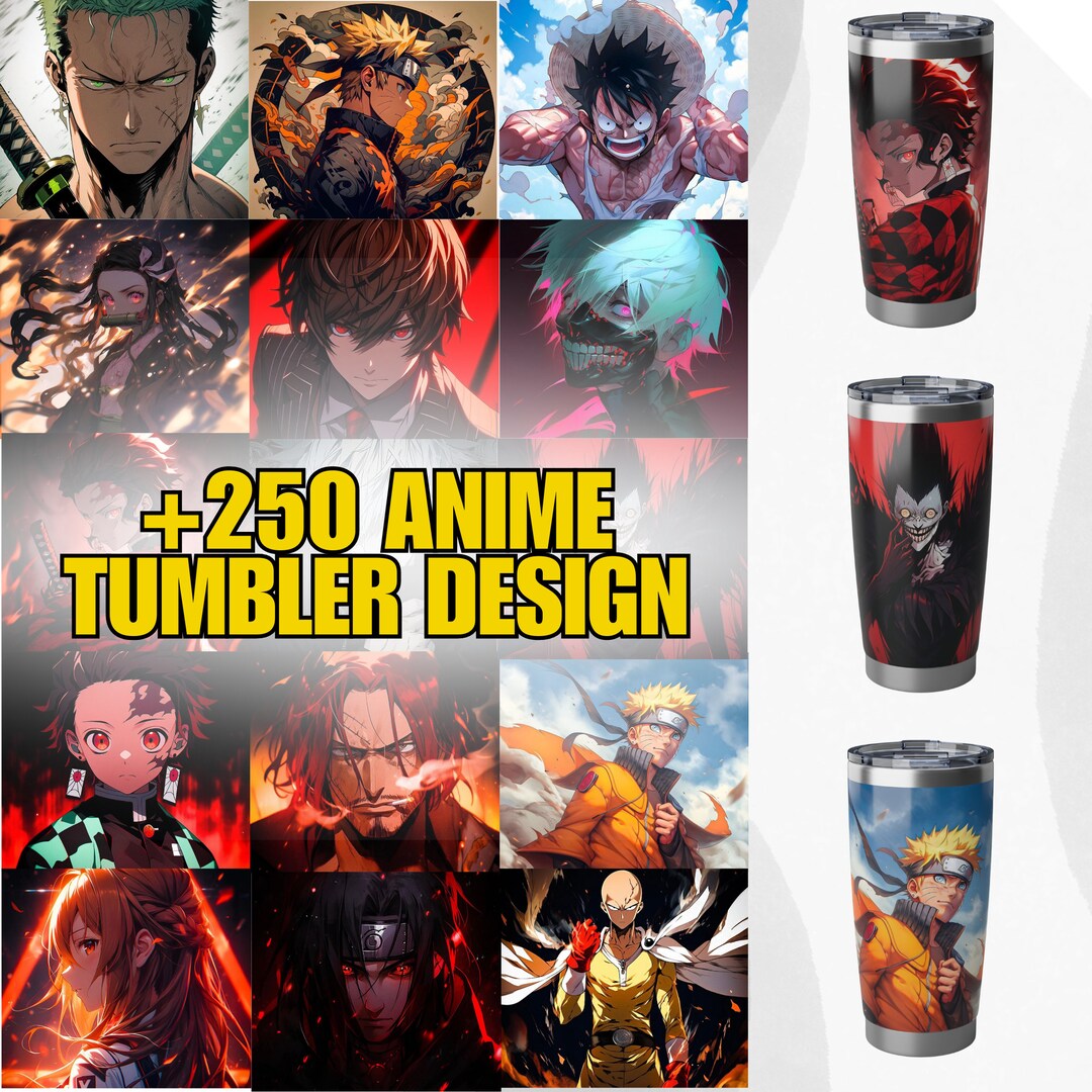 250 Anime Wrap, Bundles Wrap,anime Sublimation Wrap Designs, Anime 20 ...