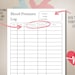 Printable Blood Pressure Log, Blood Pressure Tracker, Heart Rate ...