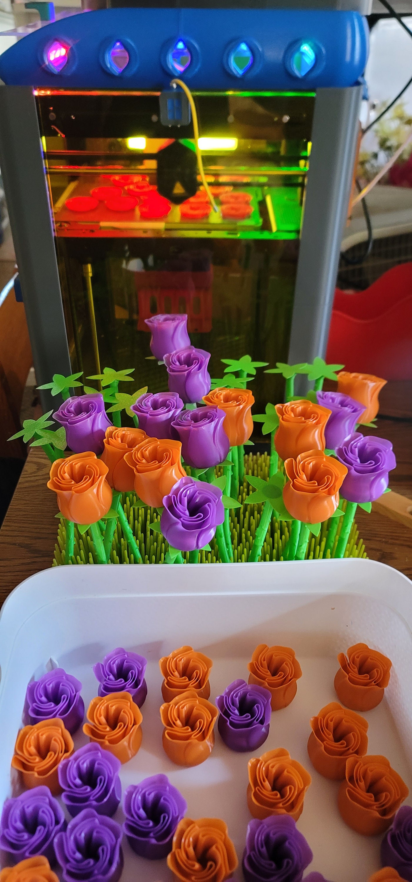 Plain 3d Printed Roses - Etsy