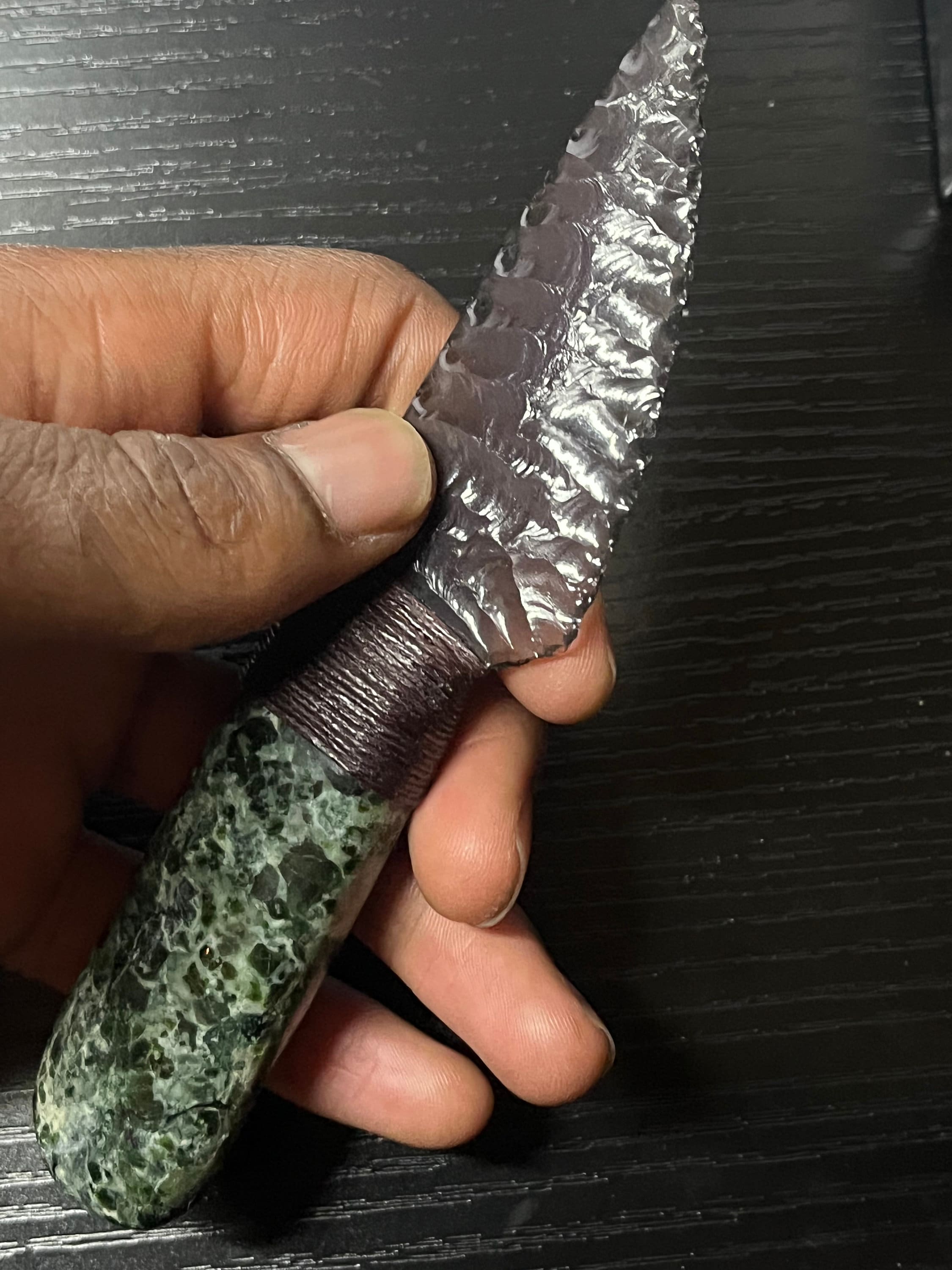 Pink Lady Obsidian Blade, Serpentine - Etsy