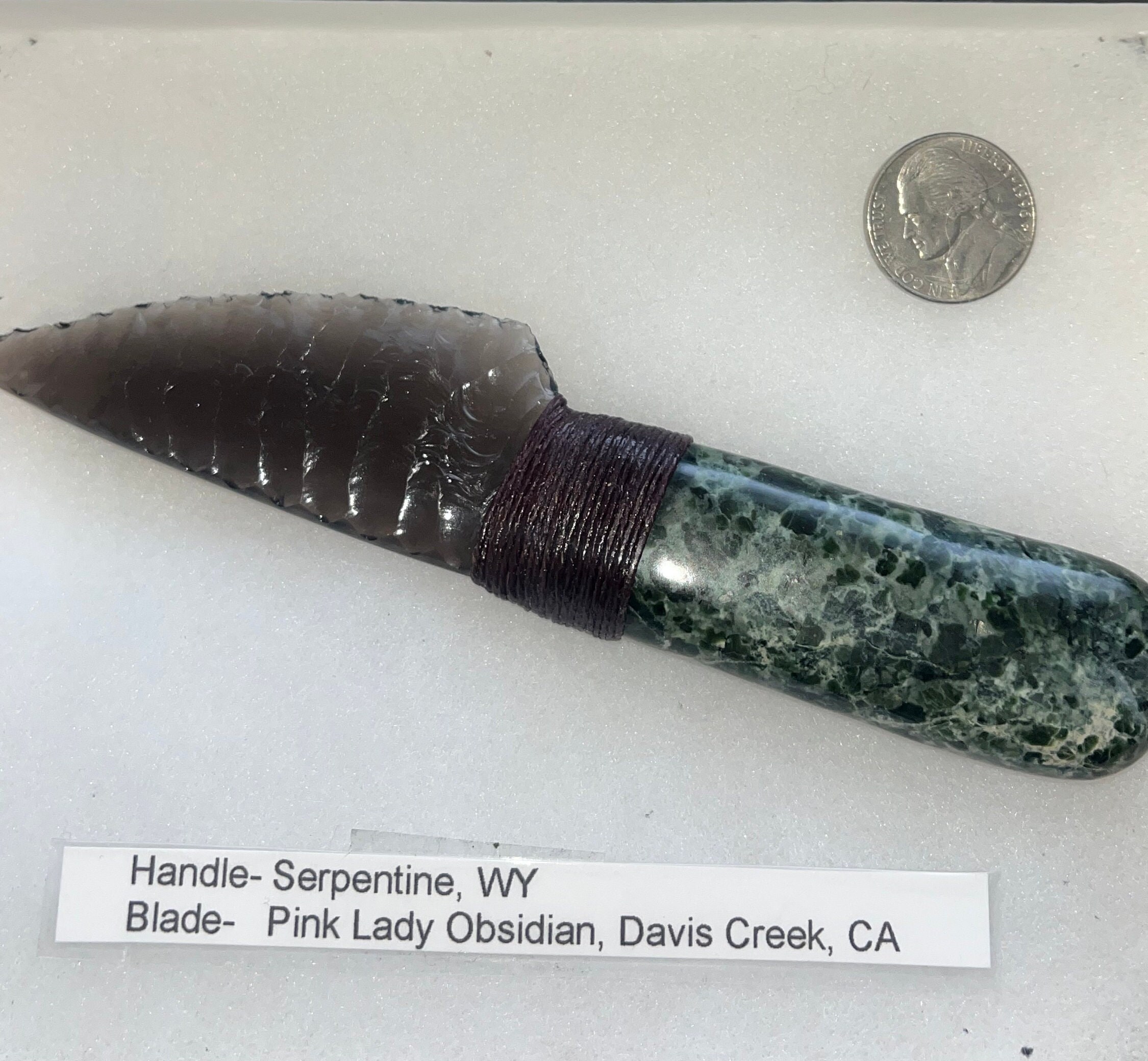 Pink Lady Obsidian Blade, Serpentine - Etsy