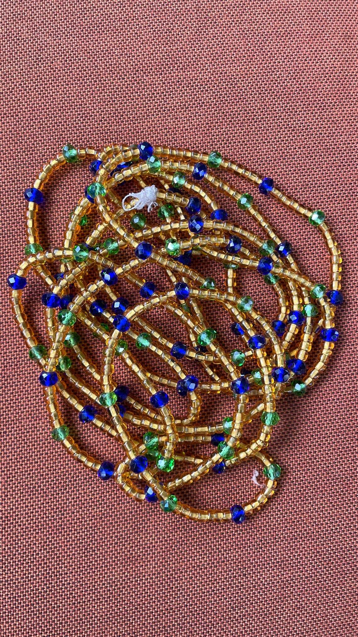 Authentic Ghana Waist Beads, Belly Beads, Tie-on Beads, Gift for Her ...