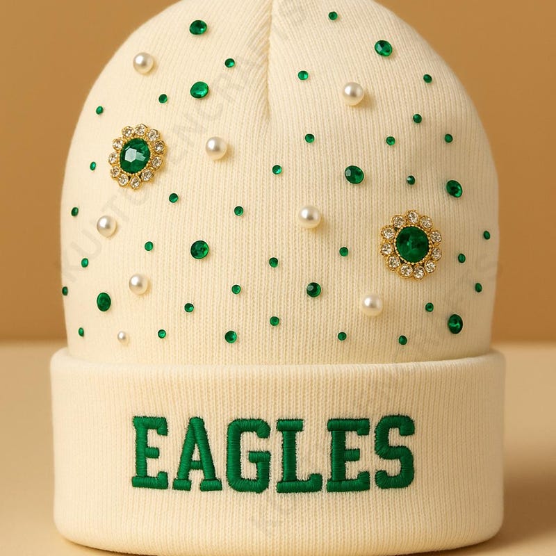Philadelphia Eagles Skull Cap - Etsy