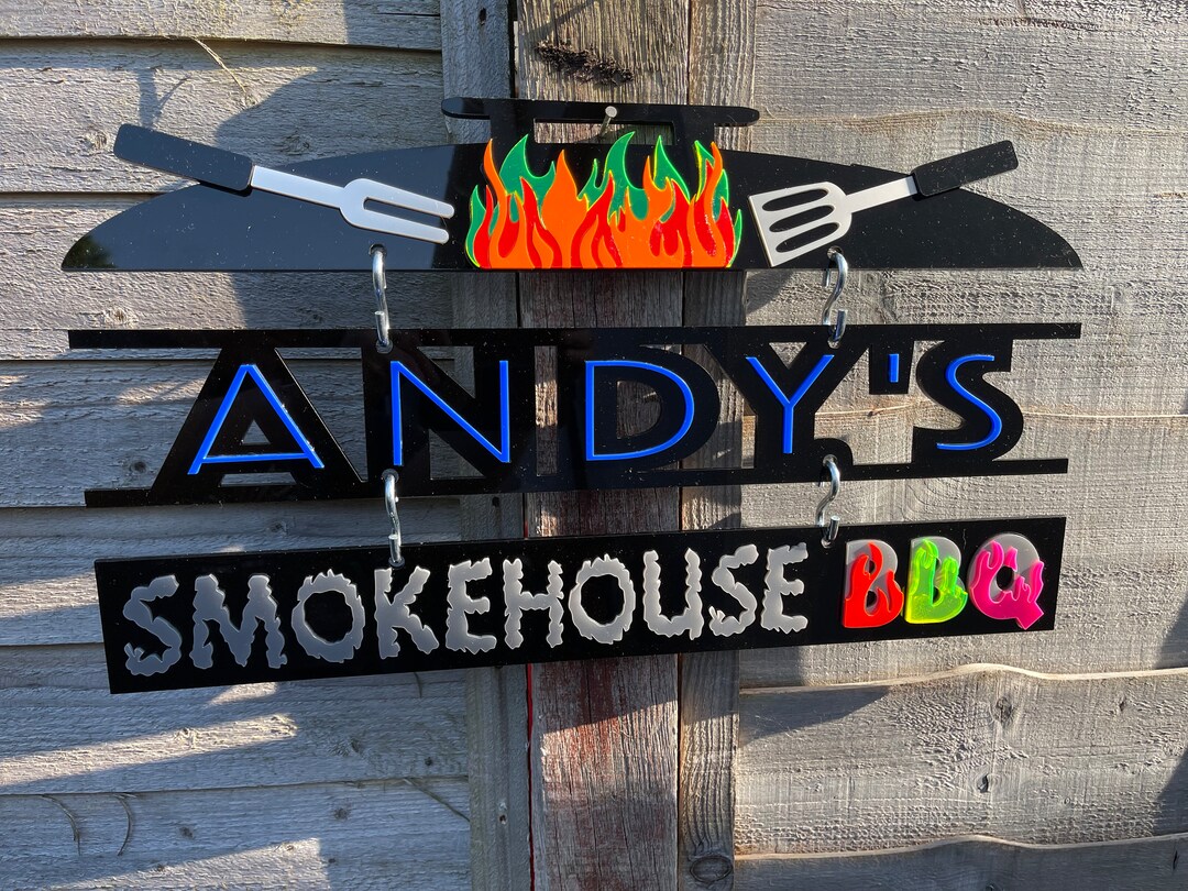 Personalised Bbq/garden Sign - Etsy
