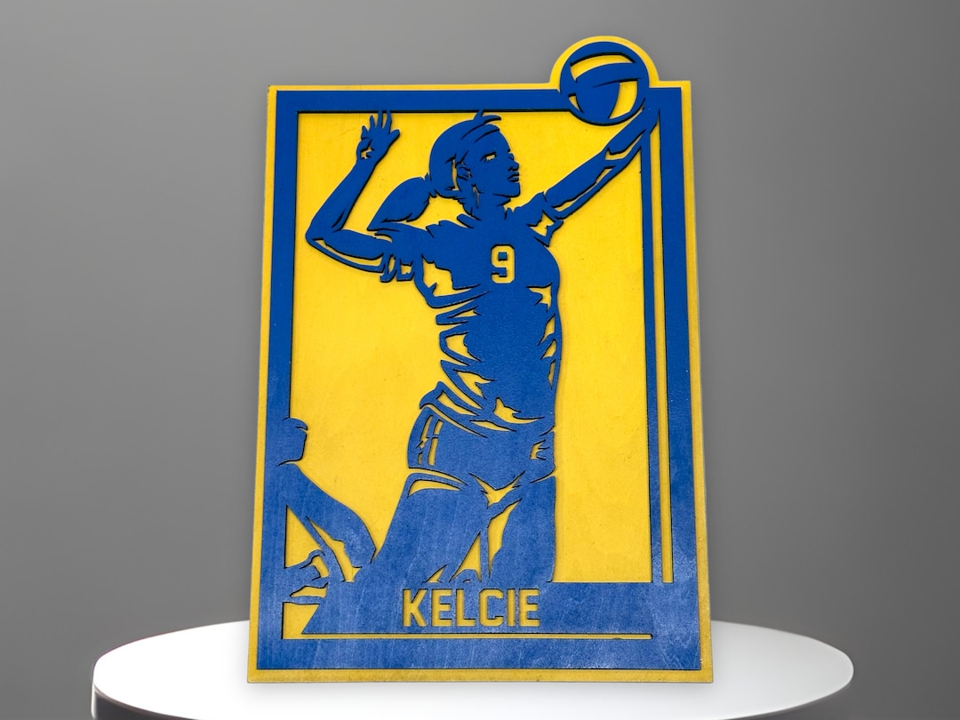 Personalized Volleyball Wall Sign / Plaque - Volleyball Player Sign ...