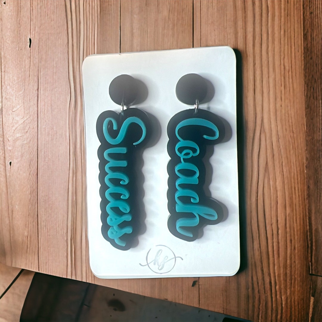 Custom Saying Earrings Create Your Own Saying Earrings - Etsy