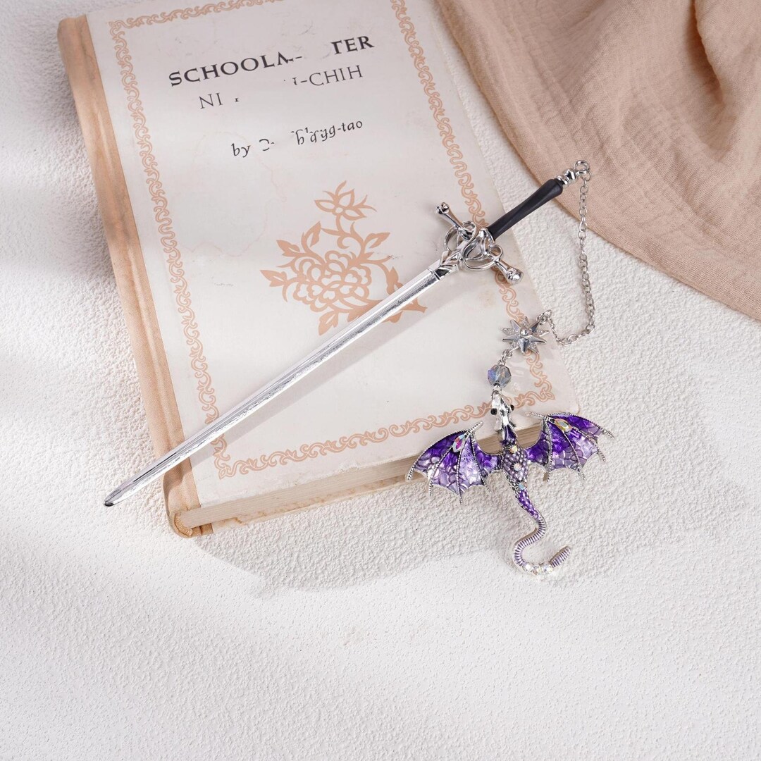 Dragon Sword Metal Bookmark Gifts for Readers Book Lover, Fantasy ...