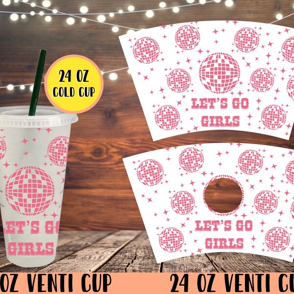 Lets Go Girls Disco Ball Svg - Etsy