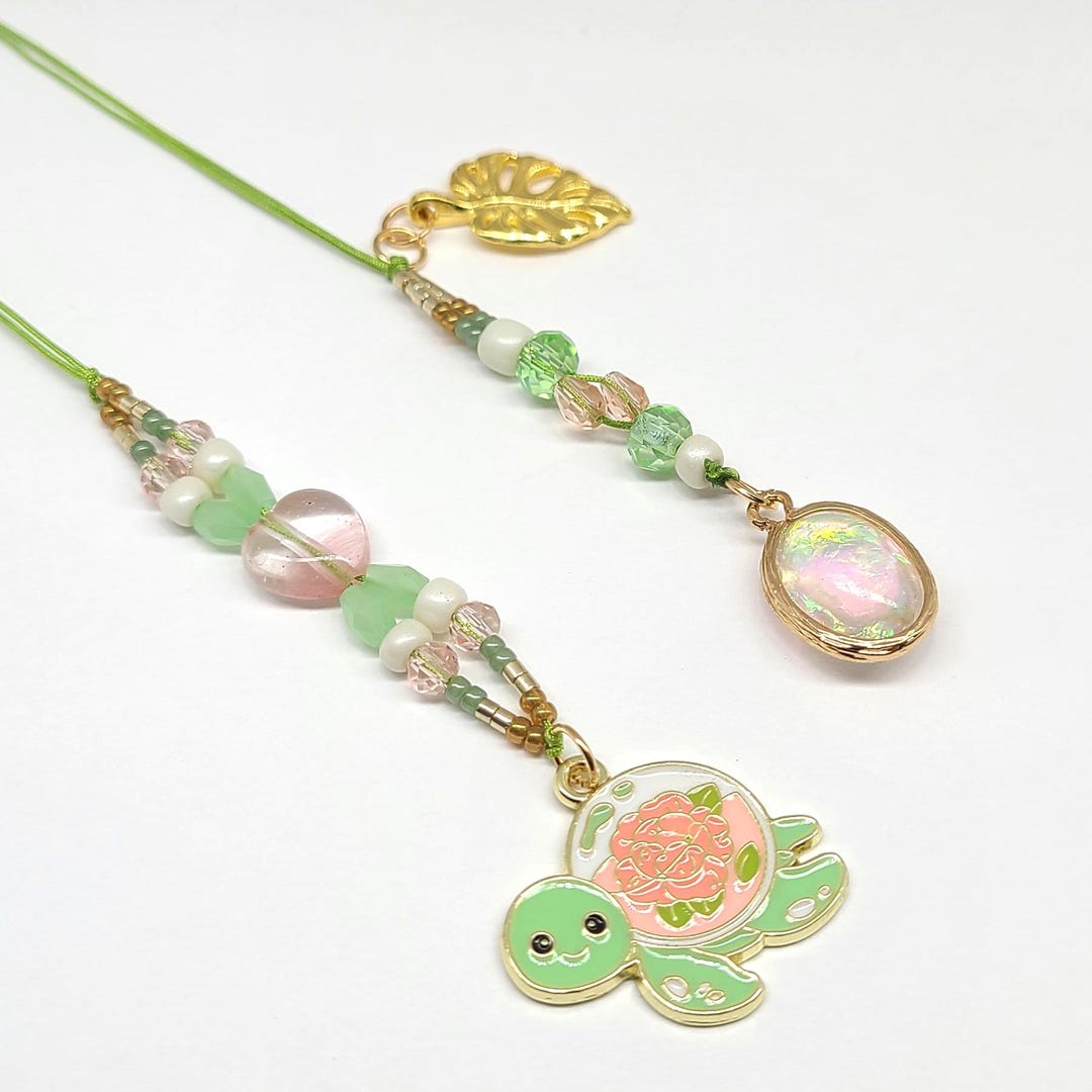 Turtle Love Beaded Bookmark - Etsy
