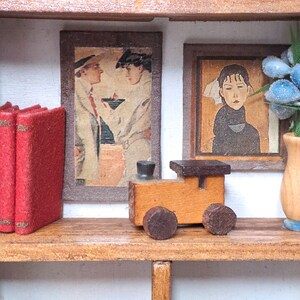 Micro Miniature Wooden Bookcases - Etsy