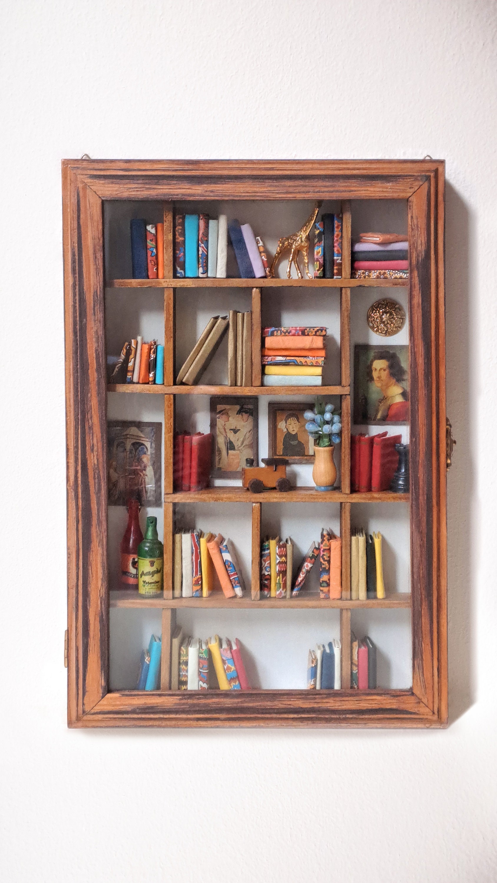 Micro Miniature Wooden Bookcases - Etsy