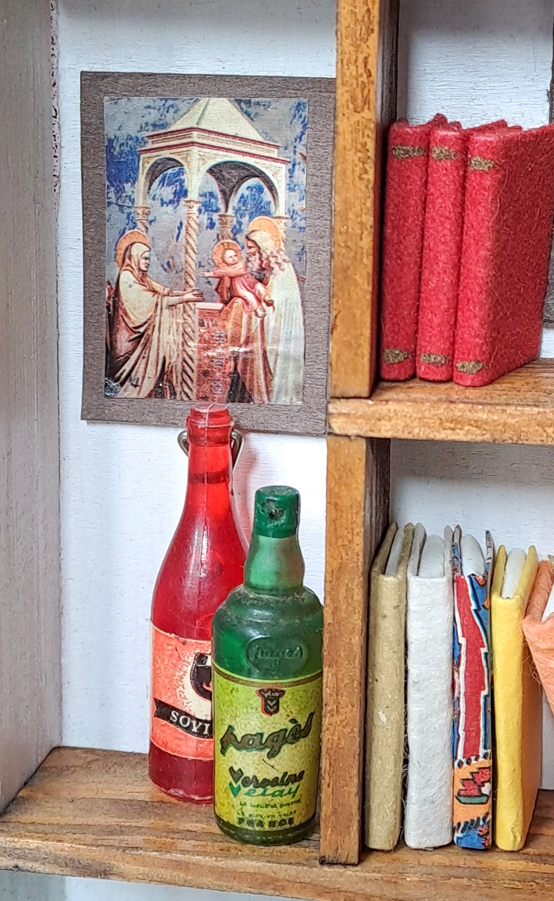 Micro Miniature Wooden Bookcases - Etsy