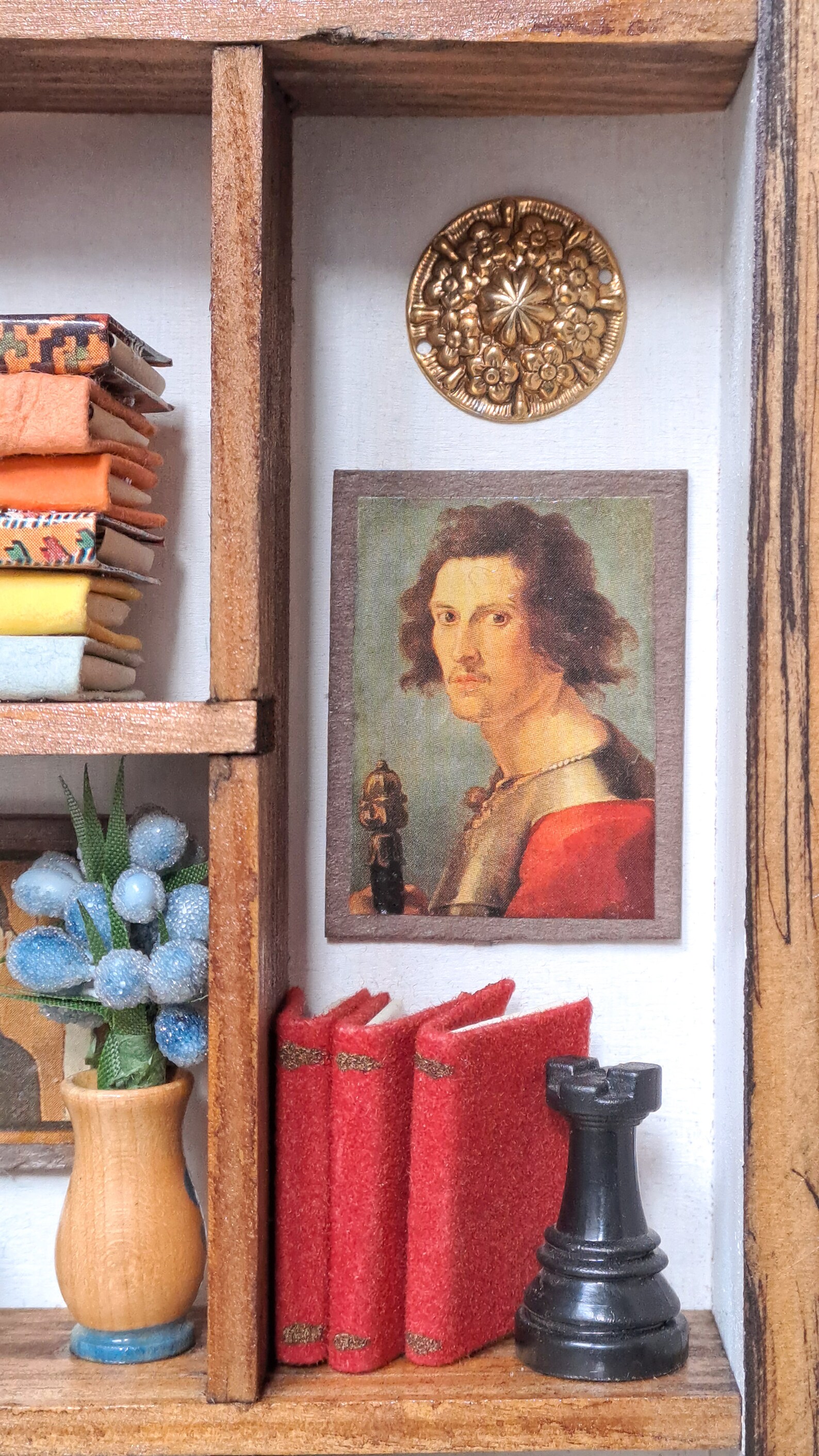 Micro Miniature Wooden Bookcases - Etsy