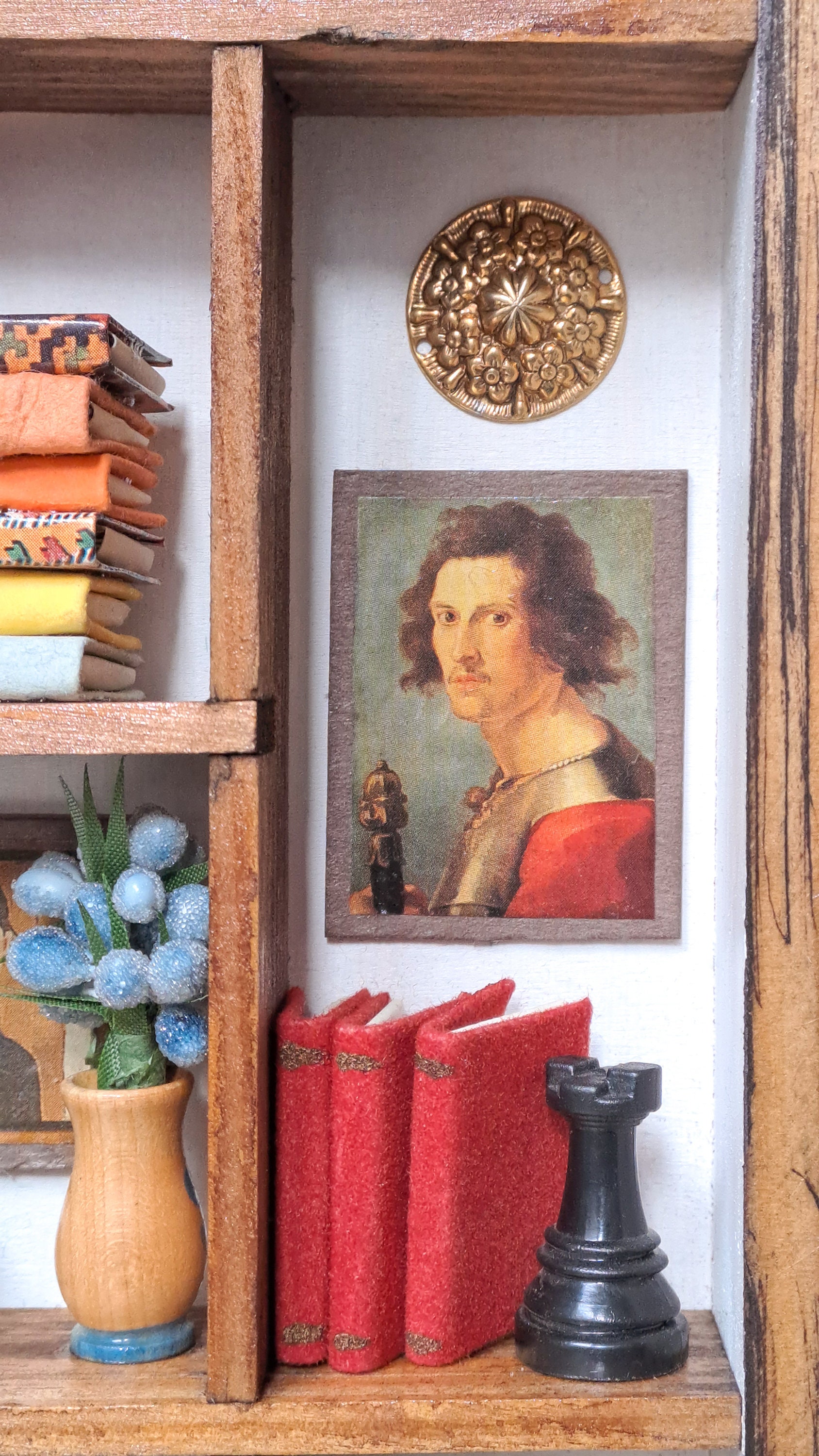 Micro Miniature Wooden Bookcases - Etsy