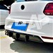 VW Golf MK8 R Line Rear Blade Diffuser & Side Splitters With F1 Lamp ...