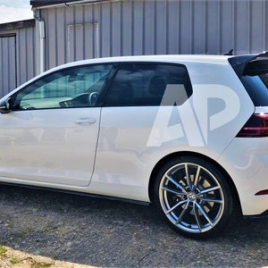 VW Golf R GTD GTI Aspec Style Gloss Black Boot Spoiler MK7 MK7.5 Uk ...