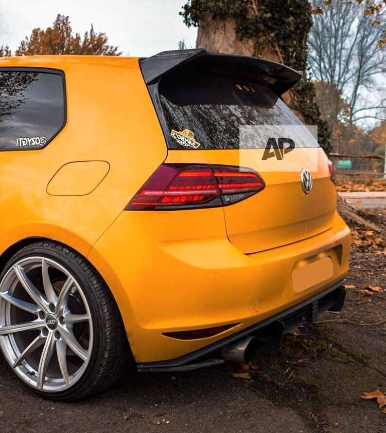 VW Golf R GTI GTD Osir Style Carbon Fibre Boot Spoiler MK7 - Etsy