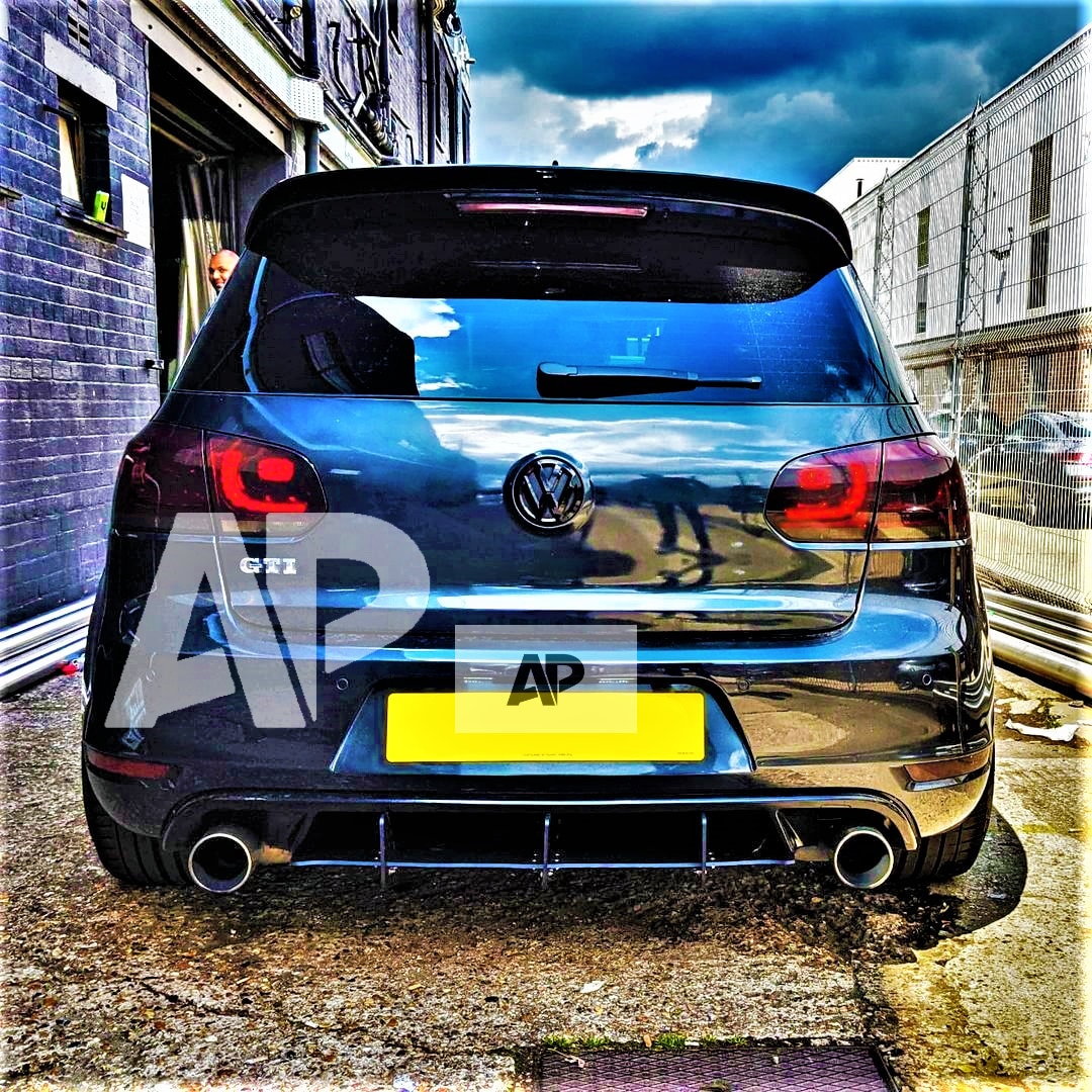 VW Golf GTI MK6 Rear Blade Style Diffuser & Side Splitters 2008-2013 ...