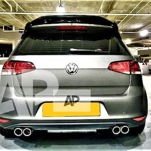 VW Golf R GTD GTI Aspec Style Gloss Black Boot Spoiler MK7 MK7.5 Uk Seller! - Etsy UK
