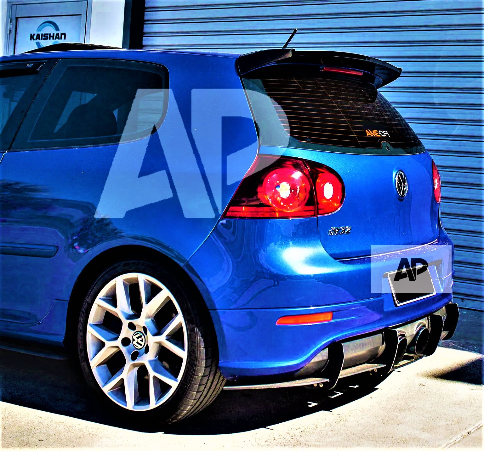 VW Golf MK5 GTI R R32 Osir Style Gloss Black Boot Spoiler 2003-2008 UK ...