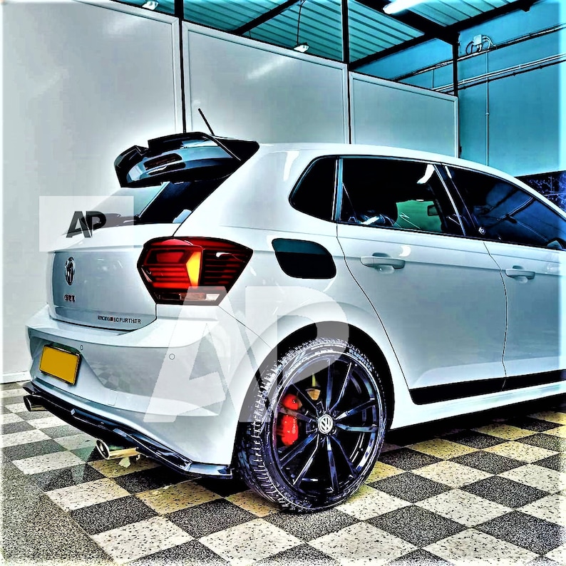 VW Polo MK6 AW GTI R Oettinger Style Gloss Black Boot Spoiler 2018 - Etsy
