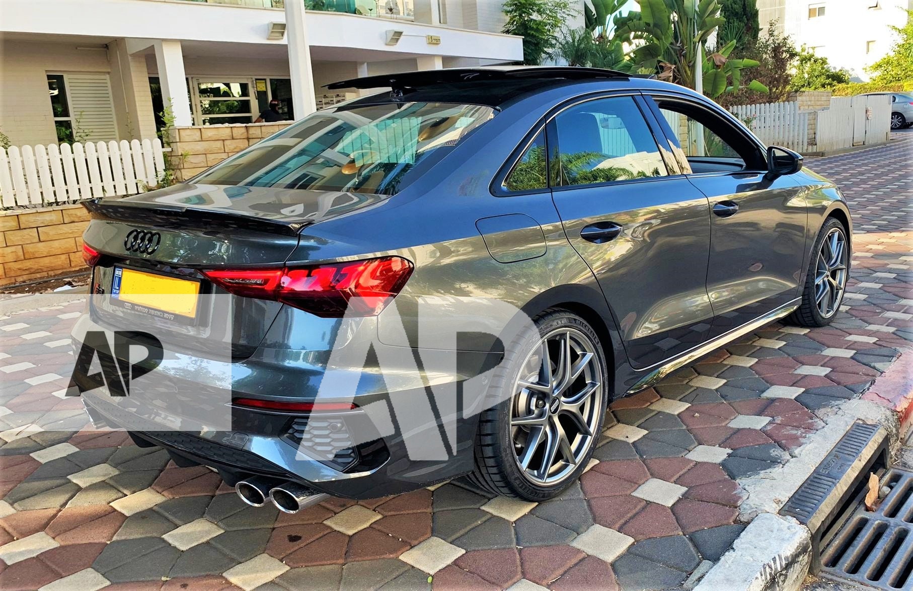 Audi 'RS3 Look' A3 S3 RS3 8Y Saloon Gloss Black M4 Style Boot Lip ...