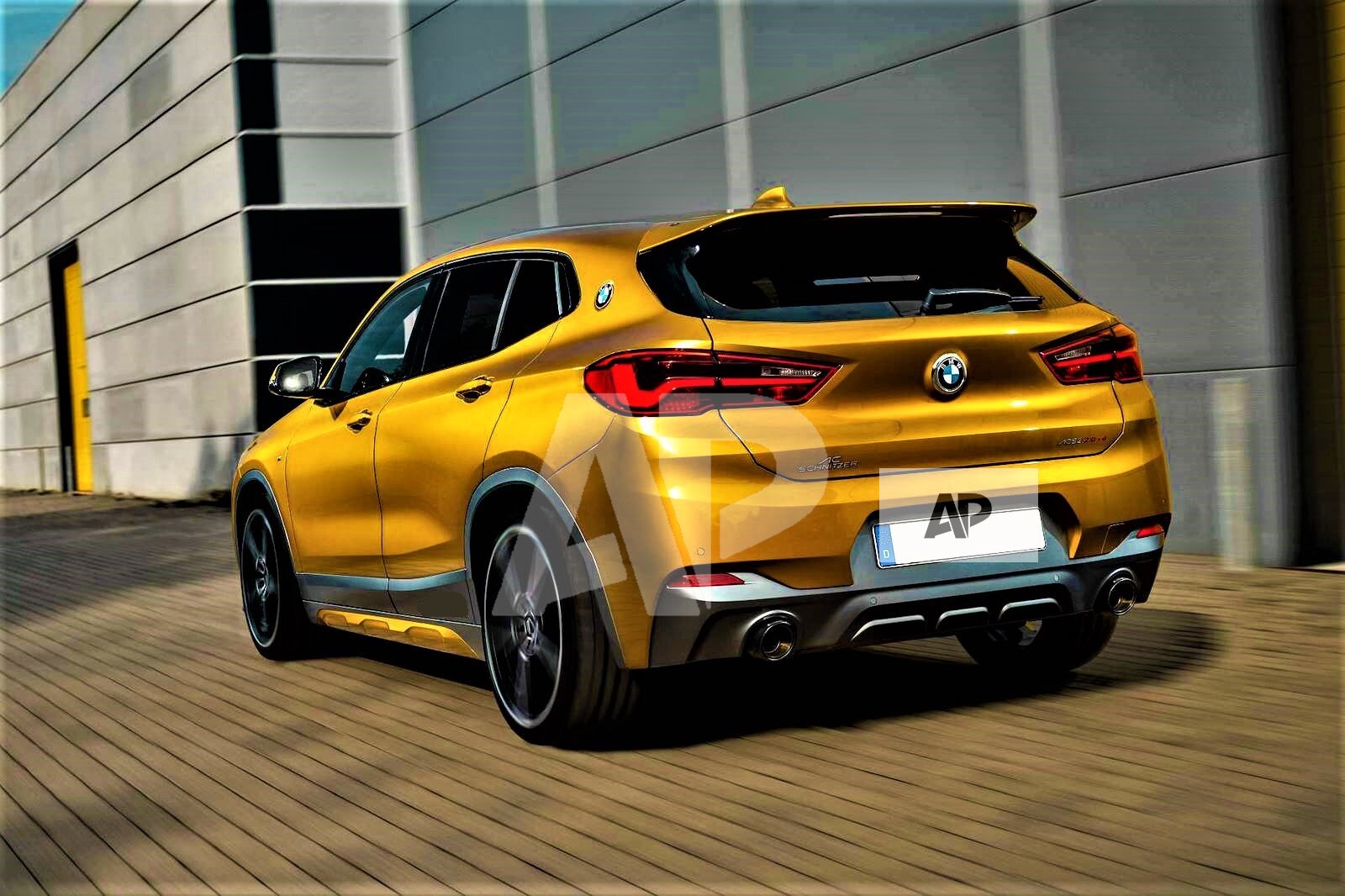 BMW 'M Sport ' X2 X2M F39 M35i SUV Gloss Black Rear Roof Spoiler 2018 ...