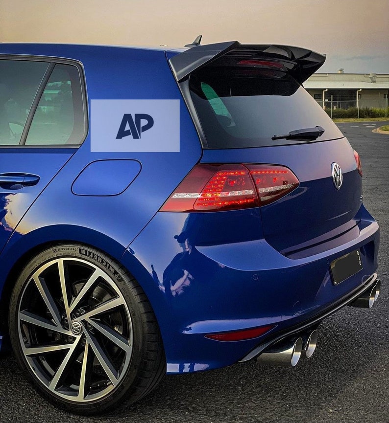 VW Golf R GTI GTD Osir Style Carbon Fibre Boot Spoiler MK7 MK7.5 Uk ...
