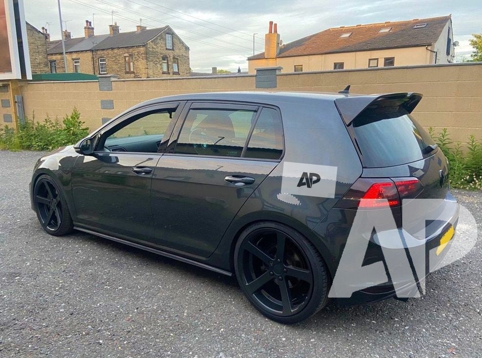 VW Golf R GTD GTI Oettinger Style Carbon Fibre Boot Spoiler MK7 MK7.5 ...