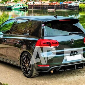 VW Golf GTI MK6 Rear Blade Style Diffuser & Side Splitters 2008-2013 ...